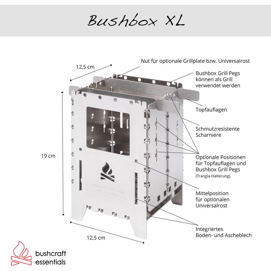 Bushcraft Essentials Bushbox XL Professional-Set - Knife Cellar